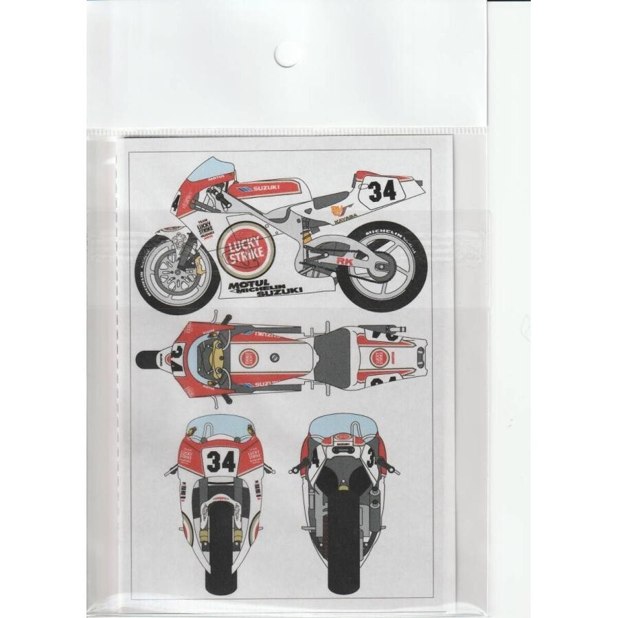 Decals for Beemax 1/12 Suzuki '93 Gamma additional logo Museum ...