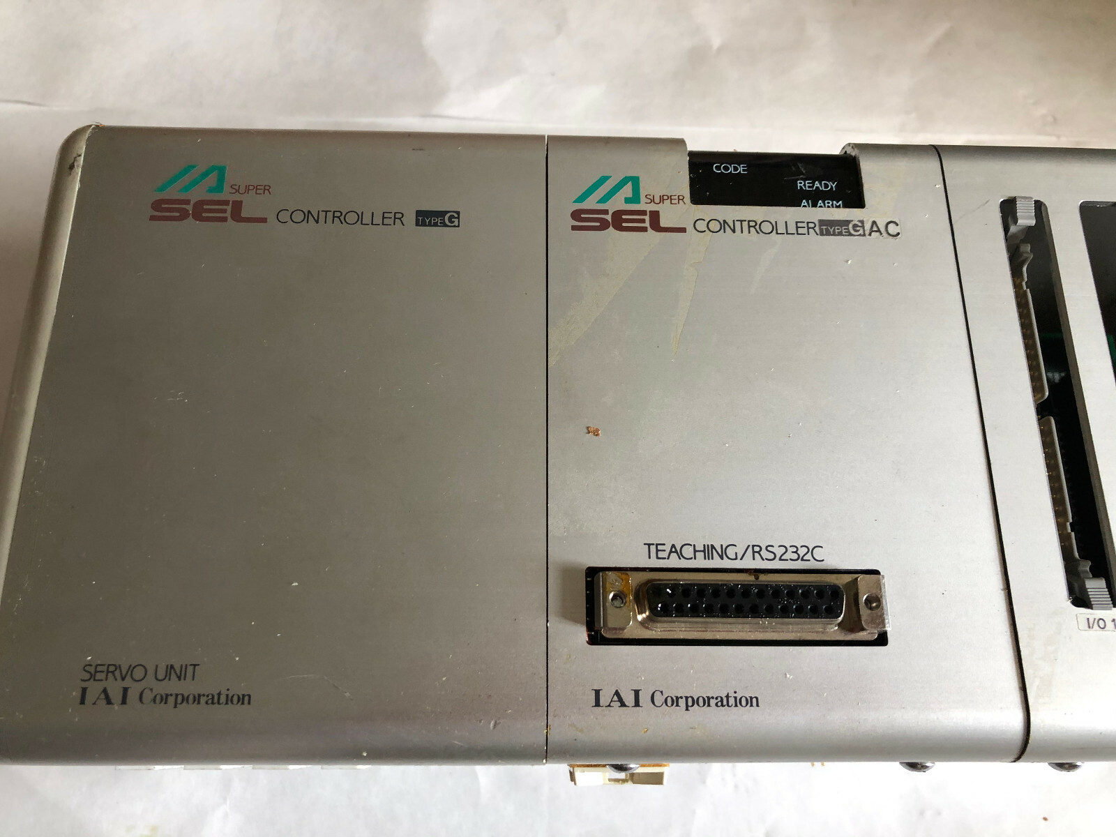IAI CONTROLLER SUPER SEL TYPE G 200W,SEL-G-2-AC-200C.100C,RS232C SERVO ...