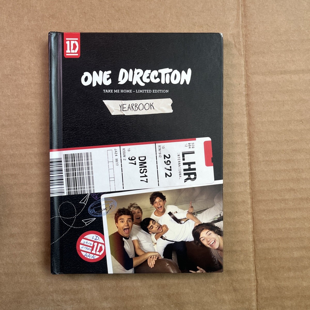 One Direction Take Me Home Yearbook Cover