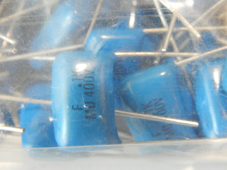 0.1UF 400VDC 10% METALLIZED POLYESTER FILM RADIAL CAPACITOR - BAG OF ...