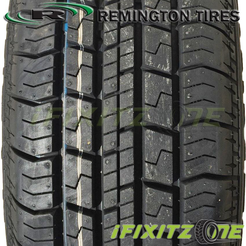 4 Remington LX Touring 155/80R13 79S Tires, WW White Wall, All Season ...