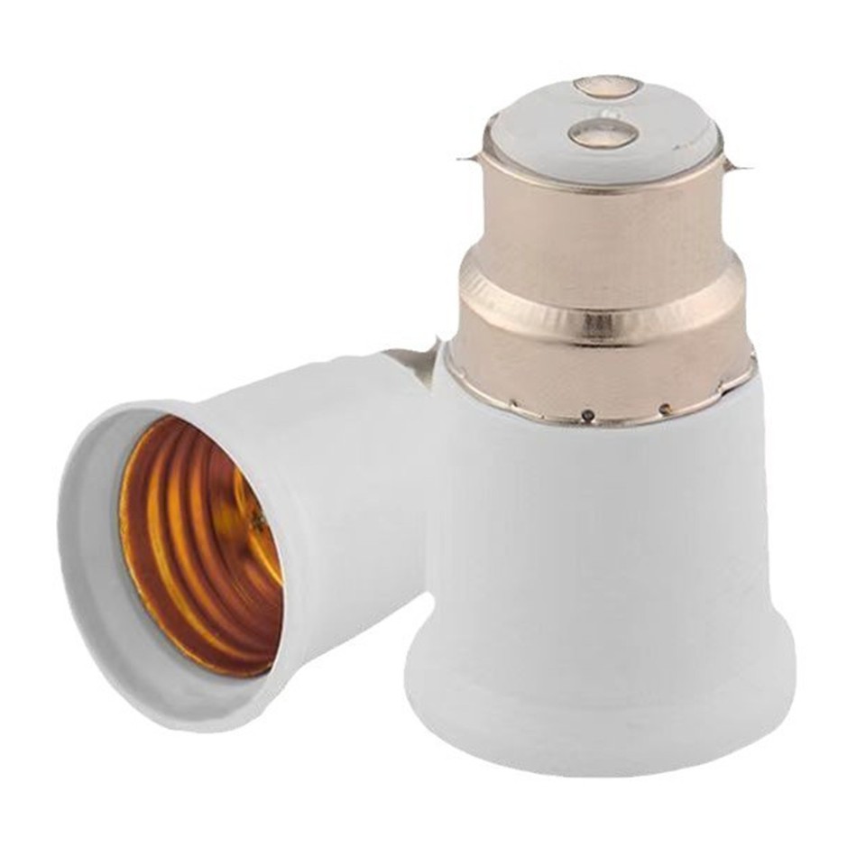 B22 to E27 Lamp Holder Converter Multi-voltage Fixture Universal Light ...