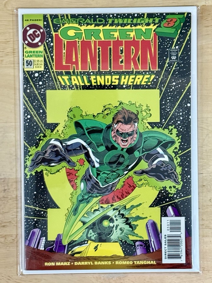 GREEN LANTERN #49 50 51 1st Kyle Rayner & 1st Parallax DC Comics 1994 ...