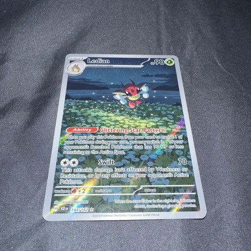 Pokémon TCG Ledian Illustration Rare Card Stellar Crown #144/142 | eBay