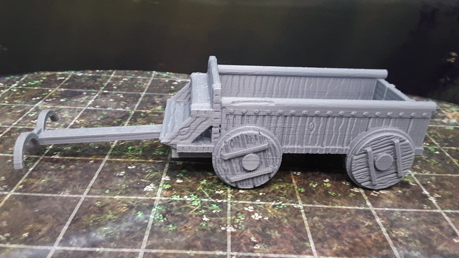 Horse & Wagon Cart Set 28mm Scale Fantasy Scatter Terrain Dungeons ...