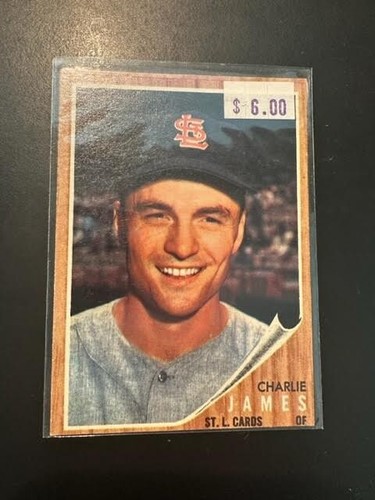1962 Topps # 412 Charlie James NM CARDINALS | eBay