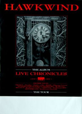 HAWKWIND - 1986 - Plakat - Live In Concert - Chronicles Tour - Poster ...