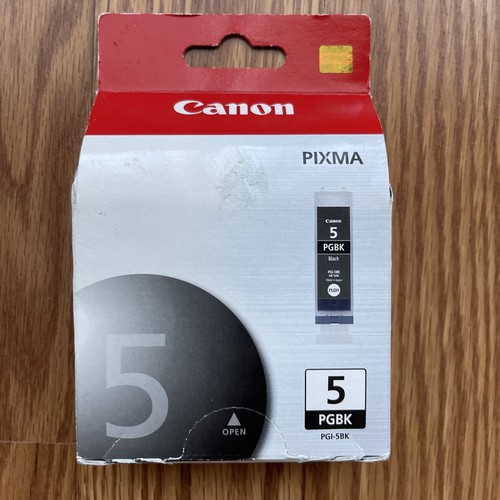 Genuine Canon PIXMA 5 PGBK PGI-5BK Black Ink Cartridge New in Box | eBay