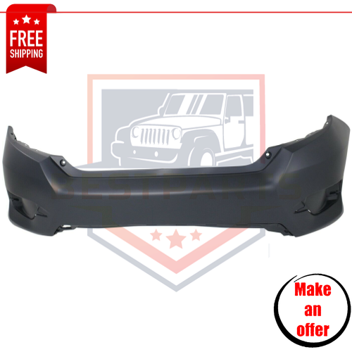 NEW Rear Primed Bumper Cover, 04715TBAA00ZZ for 2016-2019 Honda Civic ...