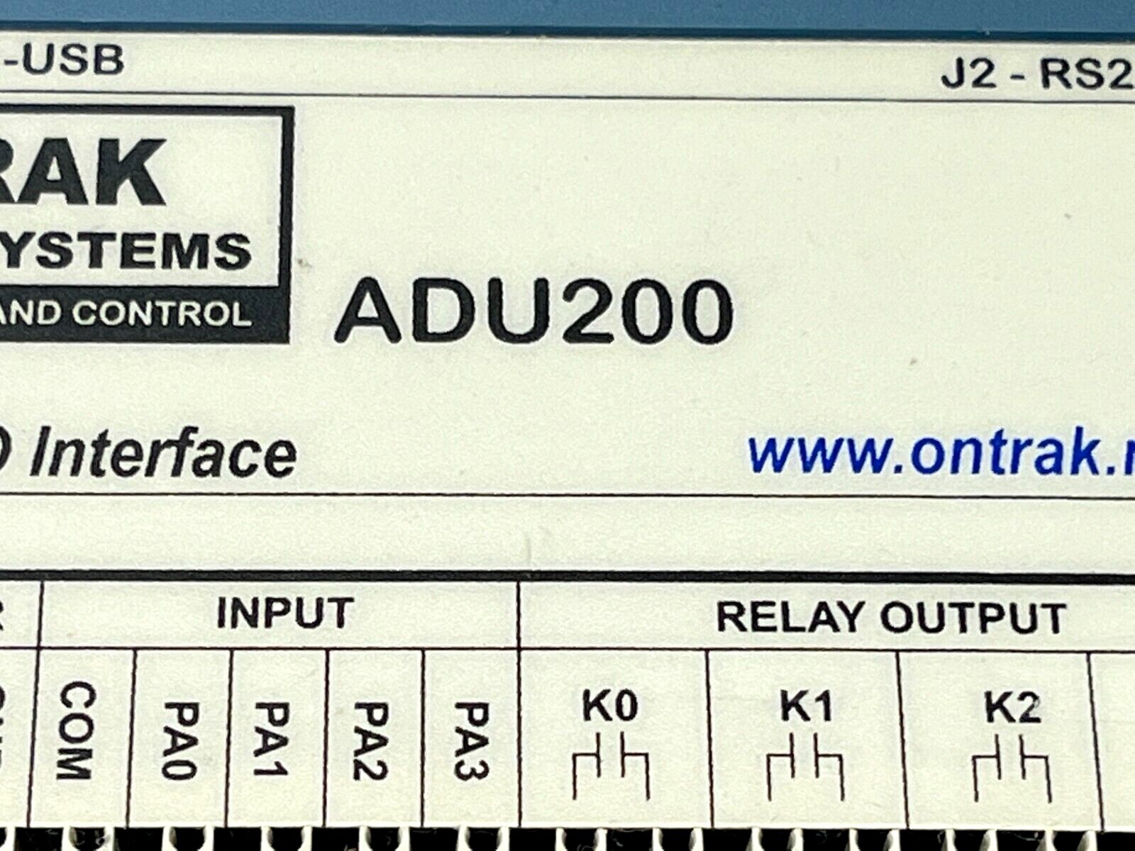 Ontrak Control Systems ADU200 USB Relay Interface I/O | eBay