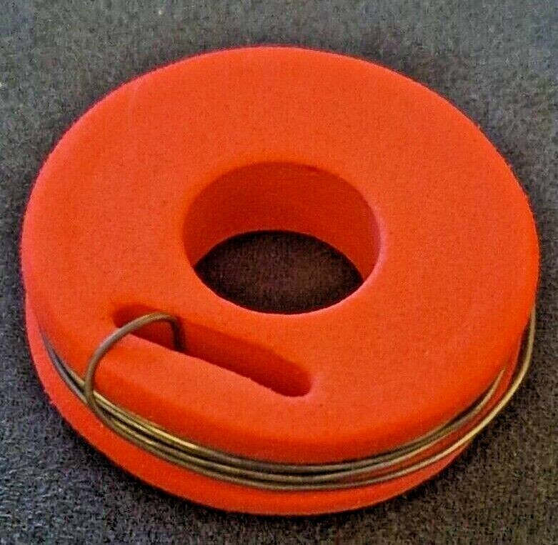 5 Sizes Fly Tying Rib Soft Round Lead Wire Nymph Body Weight Fly Tying ...