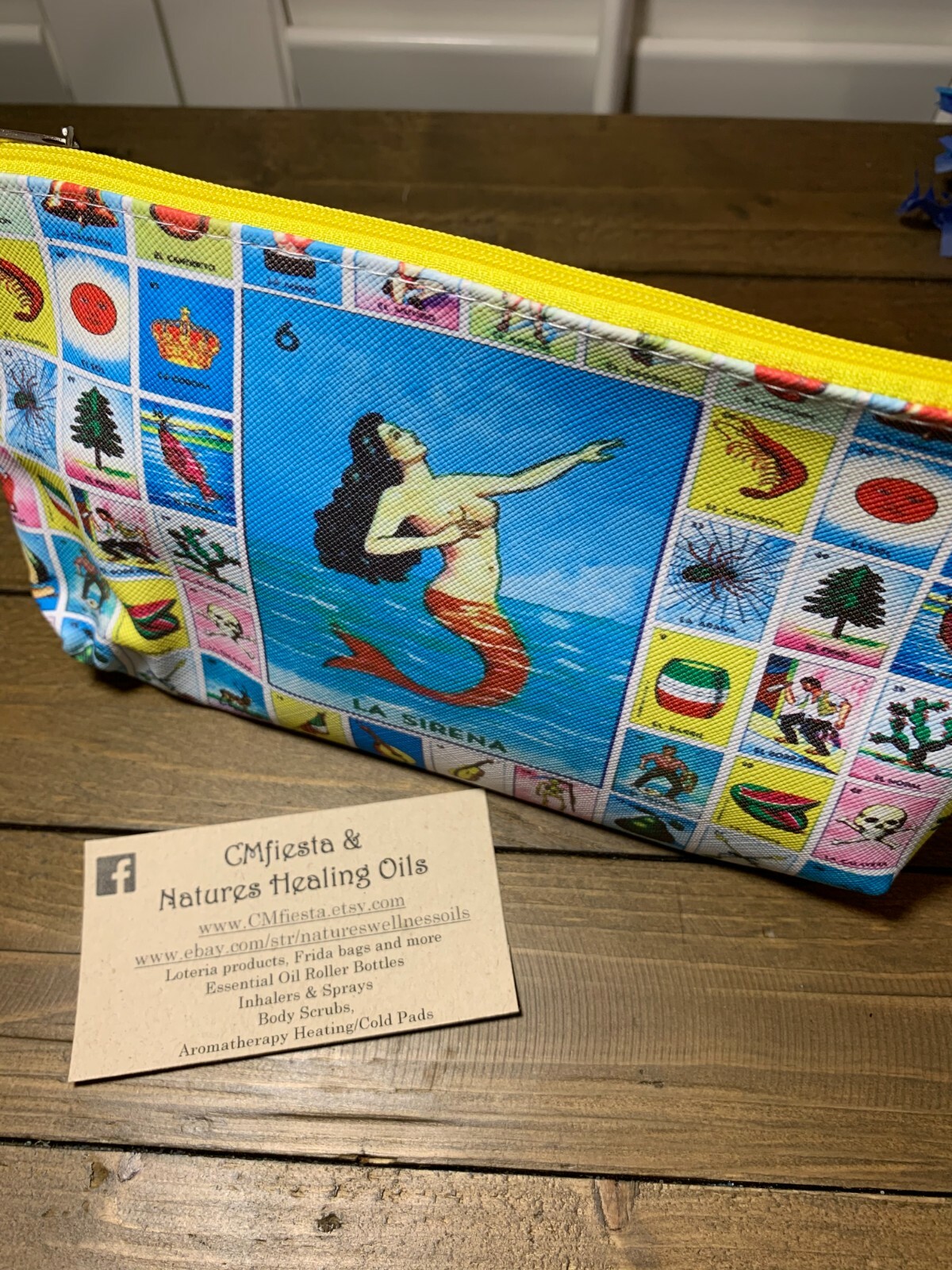 2PC Clutch Wallet Loteria Bag, Zipper Bag NEW, Mexican Bingo Game ...