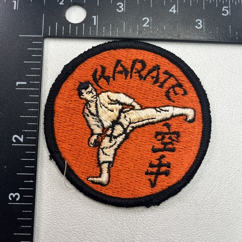 Vtg Gorgeous Color Self-Defense KARATE KICK Patch (Martial Arts) 17R6 ...