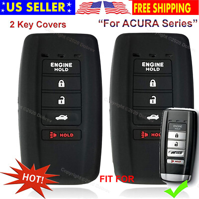 5B Silicone Case Cover Skin Fob Remote Keyless Protector for Acura ...