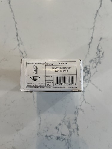 NEW EDWARDS EST SD-TRK REMOTE RESET / TEST STATION W/ KEYS 2W/SIG CAT45 ...