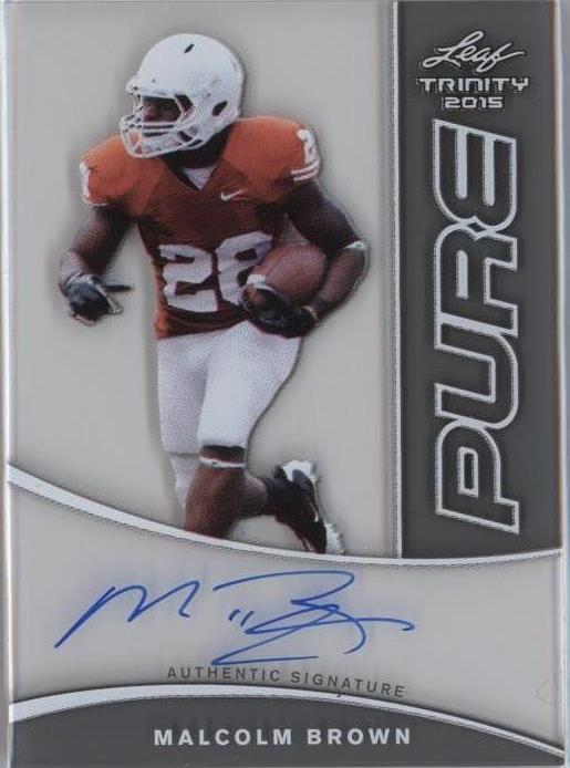 Las mejores ofertas en 2015 Leaf Trinity Malcolm Brown #PA-MB1 | eBay