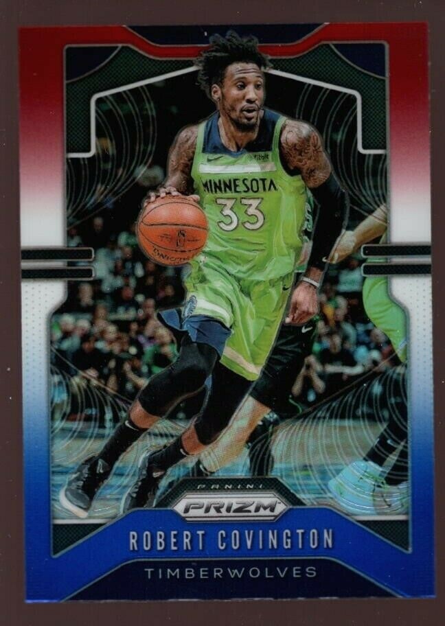 ROBERT COVINGTON ROCKET PRIZMS RED WHITE BLUE REFRACTOR 2019-20 PANINI PRIZM 166 | eBay