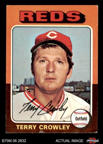 1975 Topps Mini #447 Terry Crowley Reds 4.5 - VG/EX+ | eBay