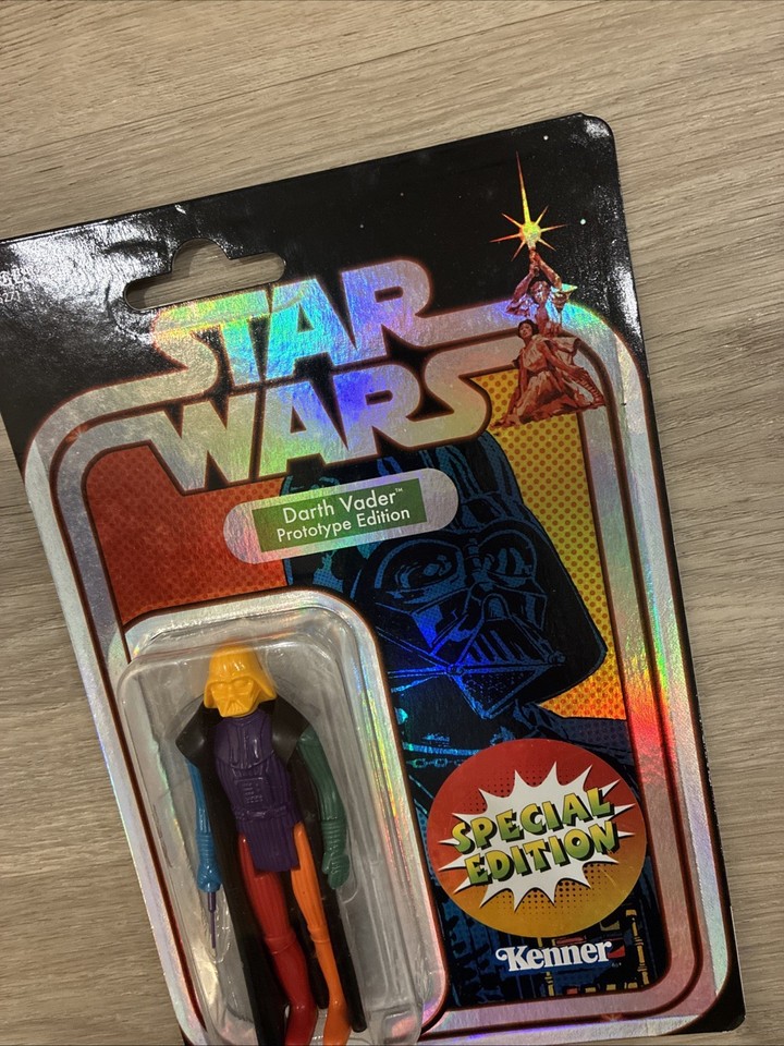 DARTH VADER PROTOTYPE Star Wars Retro Collection SDCC Yellow Head | eBay
