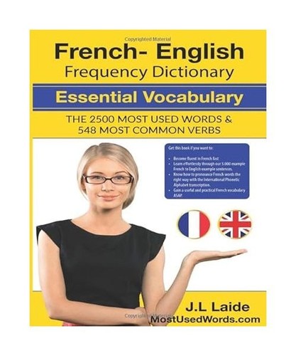 French English Frequency Dictionary - Essential Vocabulary: 2500 Most ...