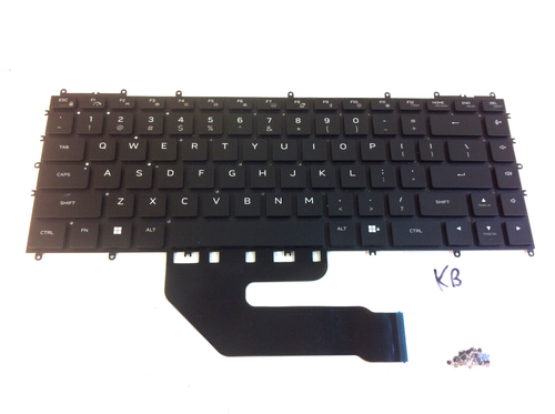 Original Dell Alienware X15 R2 R1 Gaming Laptop Backlit US Keyboard w ...