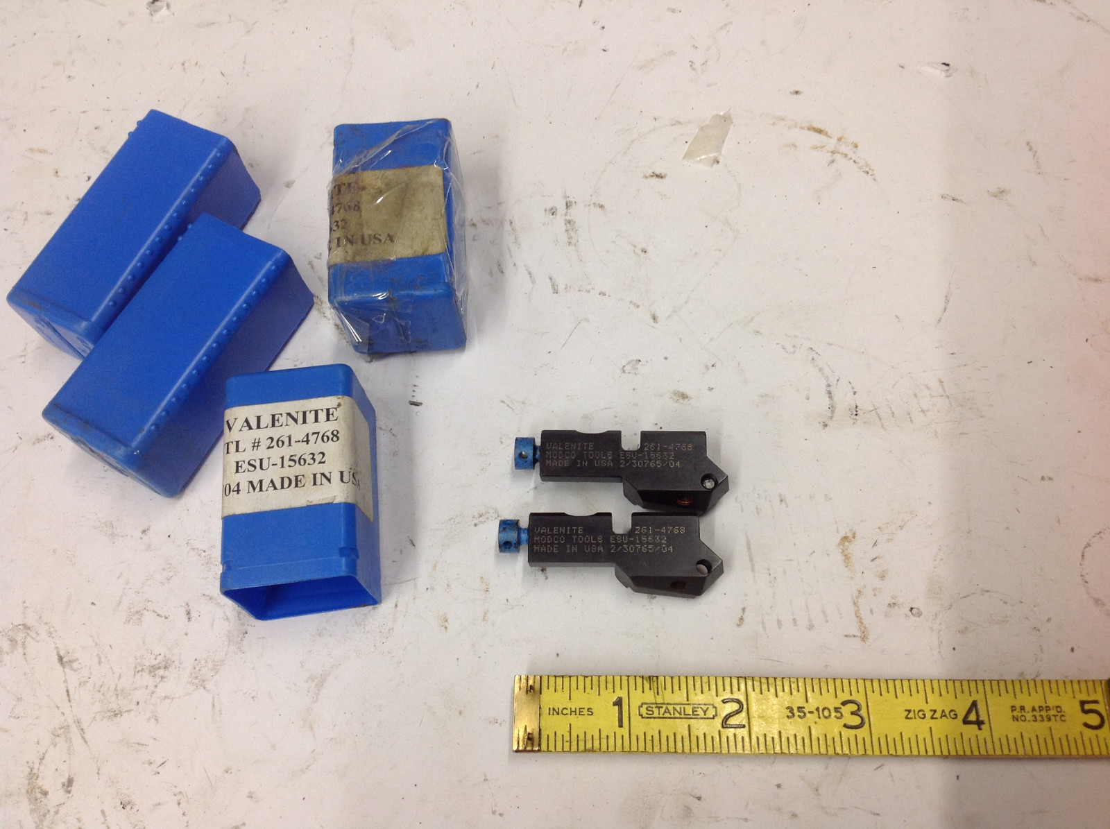 (2) Valenite Modco TL 261-4768, ESU-15632 Insert Cartridge Tool Holder ...