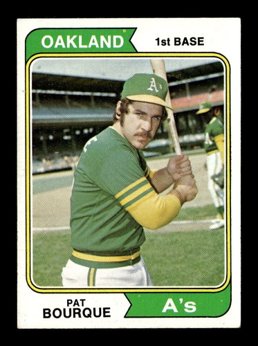 1974 Topps #141 Pat Bourque Oakland Athletics EX Baseball Card *F823 | eBay