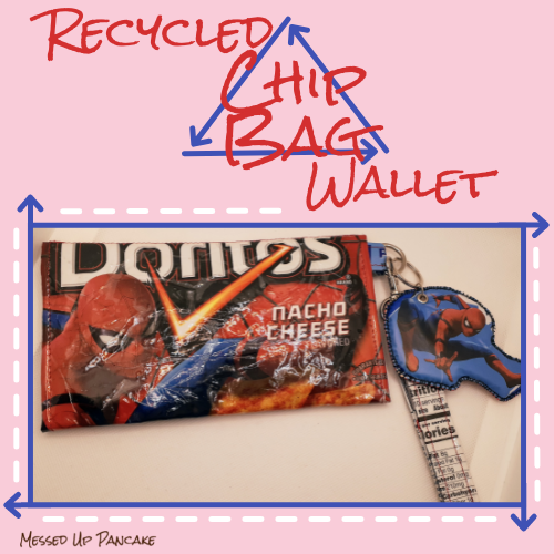 Recycled Chip Bag Wallet & Keychain Doritos Nacho Cheese Spiderman ...