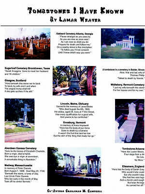 Tombstones I Have Known by Lamar Weaver (Paperback, 2001) for sale ...