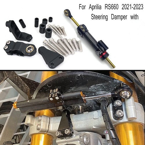 For Aprilia RS660 2021-2023 Motorcycle CNC Steering Damper Mounting ...