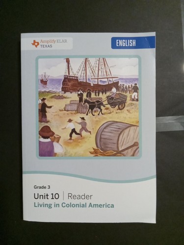 Amplify ELAR Texas English reader living in Colonial America | eBay
