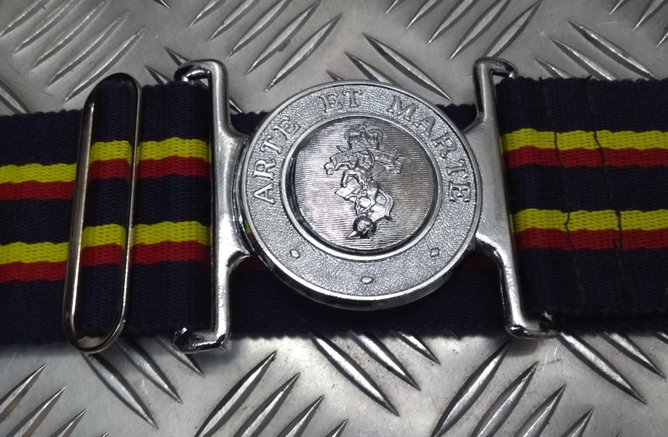 REME Stable Belt Royal Electrical and Mechanical Engineers Insignia ...