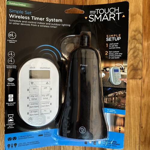 Wireless Timer System, Indoor/Outdoor, 2-Outlet 30878351676| eBay