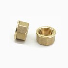 1/2" BSP FEMALE THREAD BRASS PIPE END CAP PLUG FITTING 2pcs Octagonal ...