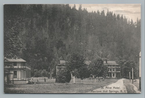 St. Alice Hotel HARRISON HOT SPRINGS British Columbia—Rare Antique ...