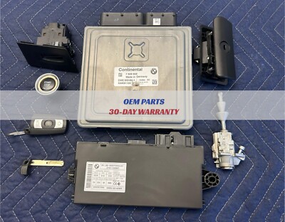 🔸OEM BMW 8pc ECU DME Engine Computer CAS 3 Module Key Ignition Set 3 ...