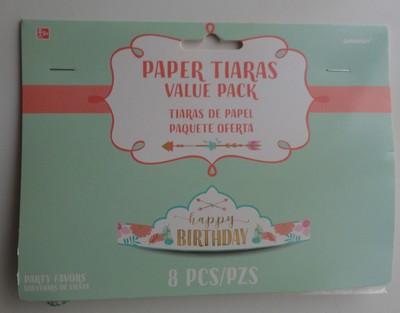 Floral Paper Tiaras | eBay