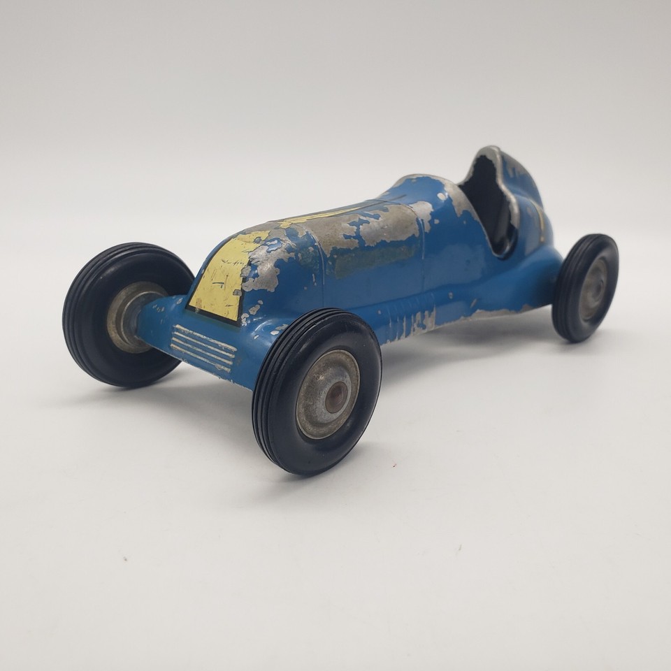 Vintage L.M. Cox Thimble Drome Special Metal Tether Race Car 'No Engine ...
