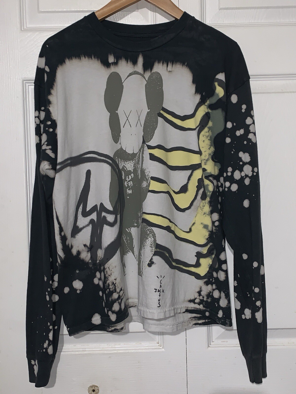 Travis Scott Cactus Jack x Kaws Fragment Tie-Dye Long… - Gem