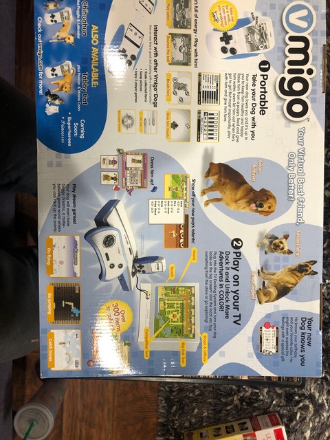 2006 Jakks Pacific VMIGO Golden Retriever Handheld Plug & Play Virtual ...