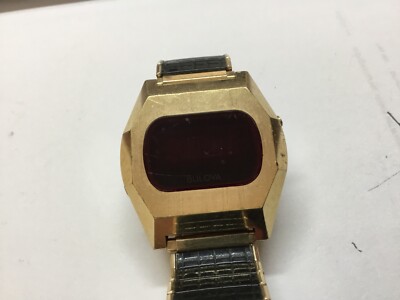 BULOVA DIGITALCOMPUTRON RED-LED WRIST WATCH N6 | eBay