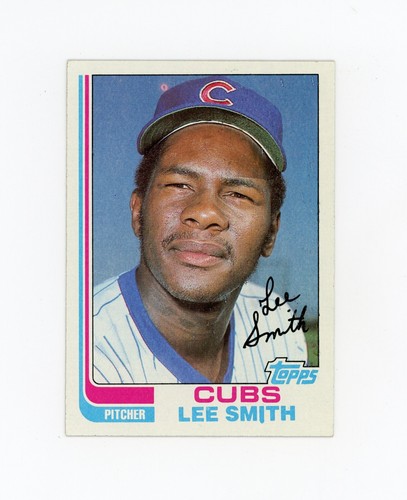 LEE SMITH 1982 Topps Rc #452 Chicago Cubs HOF | eBay
