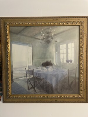 Piet Bekaert Dining Table In Early Summer Summer Light Print | eBay