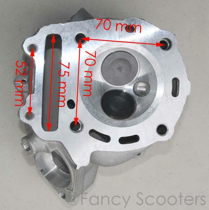 JONWAY YY250T ROKETA MC-54 CFMOTO CF250 GY6 250 250CC SCOOTER CYLINDER ...