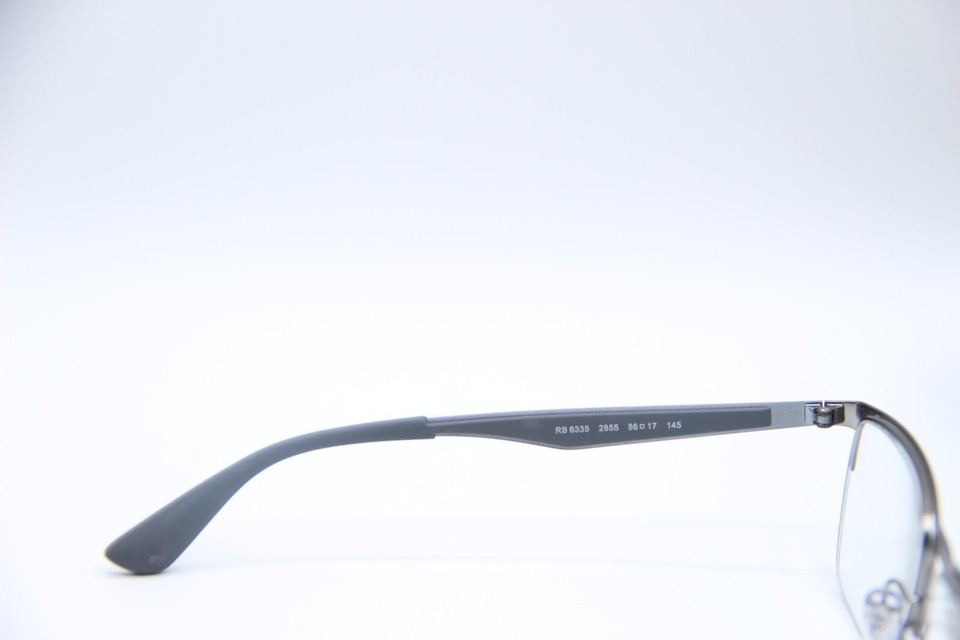 RAY-BAN RB 6335 2855 GUNMETAL GREY AUTHENTIC FRAMES EYEGLASSES 56-17 | eBay