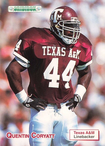 Quentin Coryatt 1992 Gridiron #94 Texas A&M Aggies | eBay