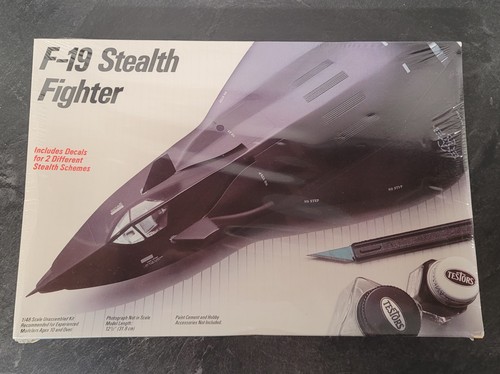 1/48 Testors F-19 Stealth Fighter - Kit #595 - Factory Sealed | eBay