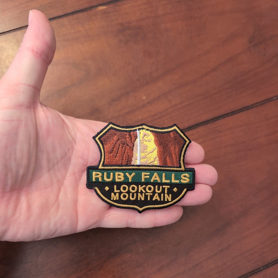Ruby Falls Lookout Mountain Iron On Patch | eBay