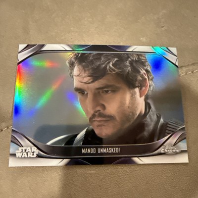 2022 Topps Chrome Star Wars The Mandalorian Mando Unmasked Variation | eBay