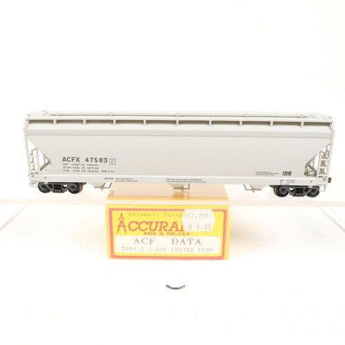 Accurail HO Scale ACFX #47583 ACF 3-Bay Covered Hopper Kit Built 2001.1 | eBay